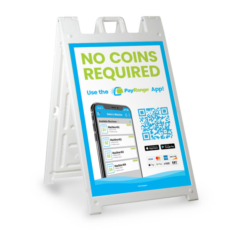 Shop PayRange for mobile payment solutions for laundry machines.